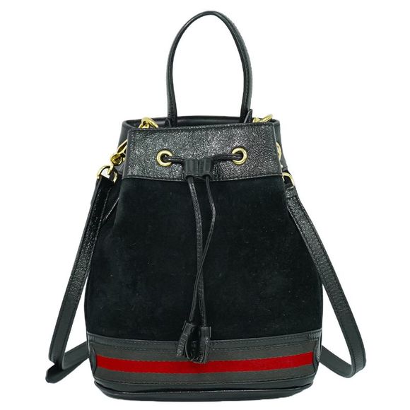 Gucci | Bags | Gucci Sac Sceau Black Suede Shoulder Bag Preowned | Poshmark